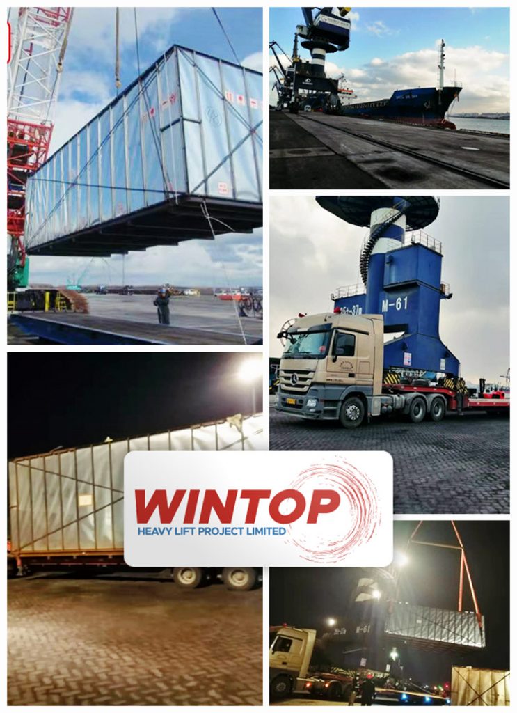 Wintop Heavy Lift Chartered a Small Vessel to Ship 800cbm of Equipment ...