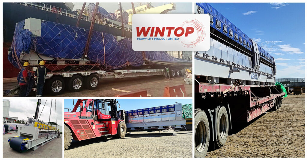 Wintop Heavy Lift Shipped Polishing Machine Equipment from Lianyungang ...