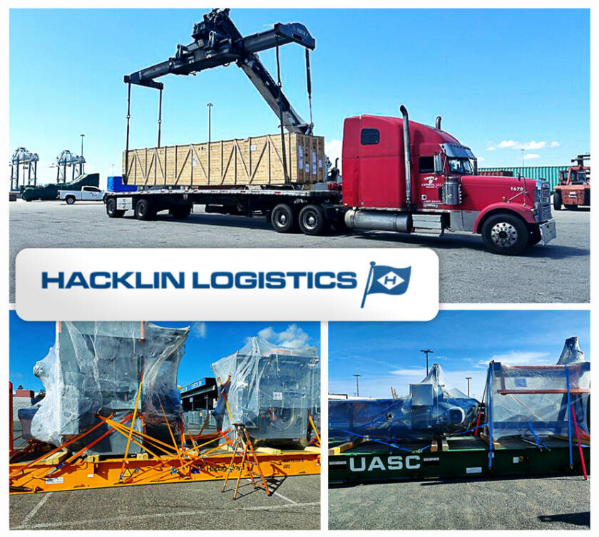 Hacklin Logistics Co-ordinated the Delivery of Pulp & Paper Equipment to the USA - CLC Projects