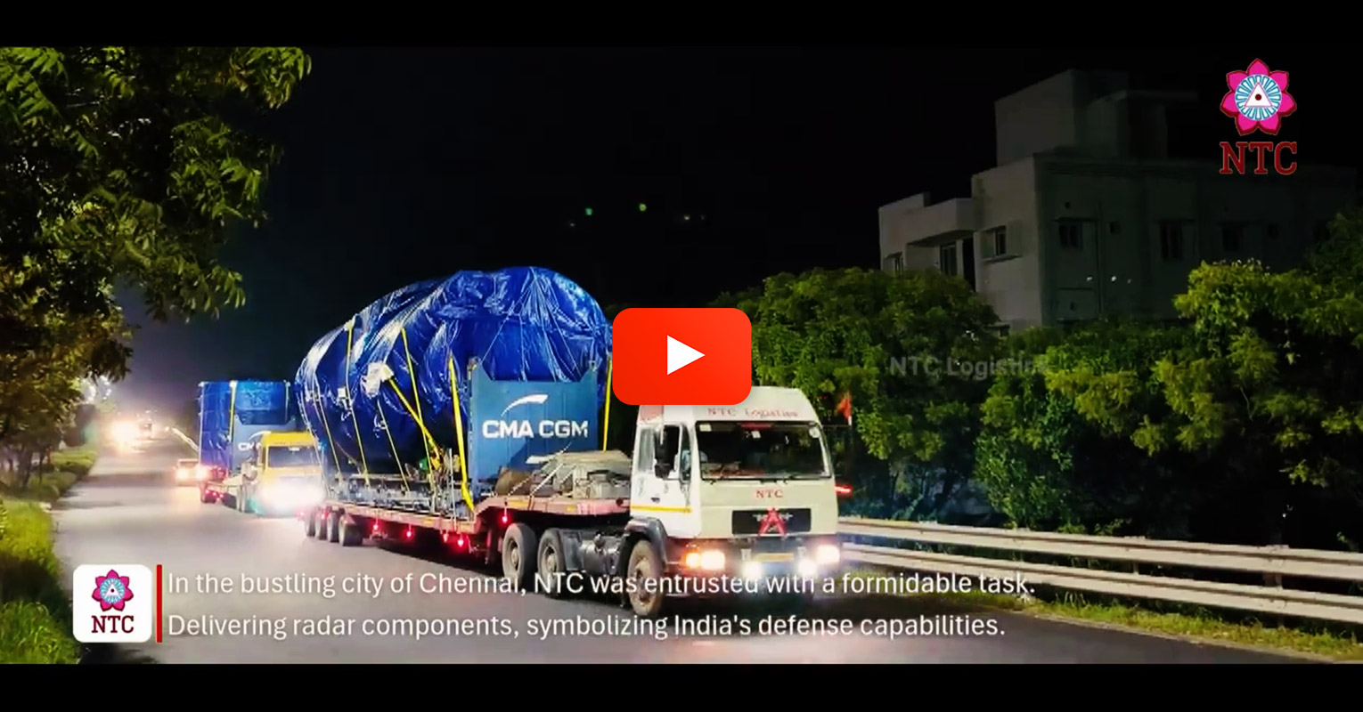 Video: NTC Transported Crucial Radar System Components from Chengalpattu to Ennore Port - CLC ...